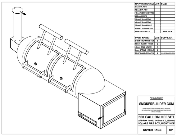 SinglePan Vertical Pellet Smoker Plans – SmokerPlans By SmokerBuilder